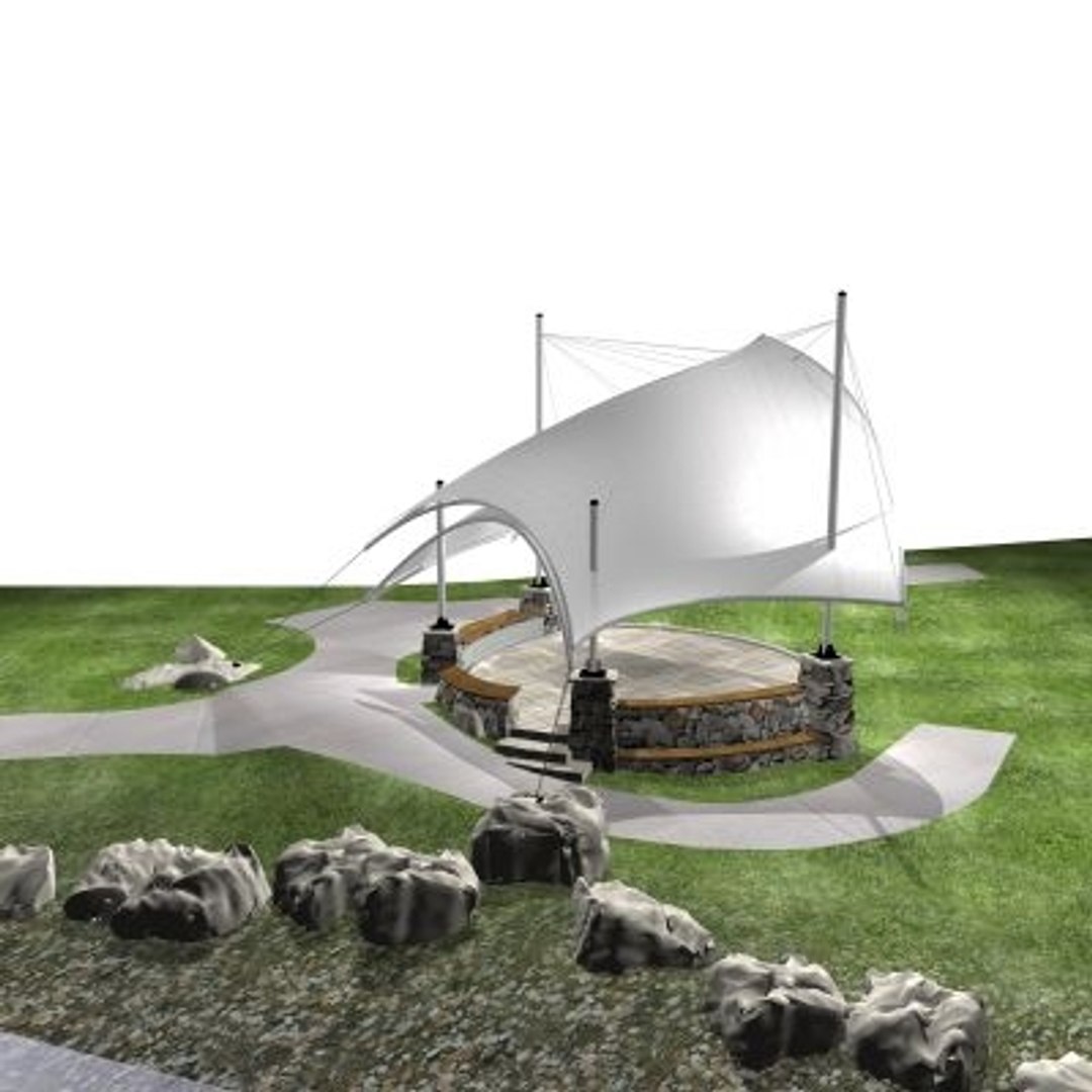 Bandshell 3d Model