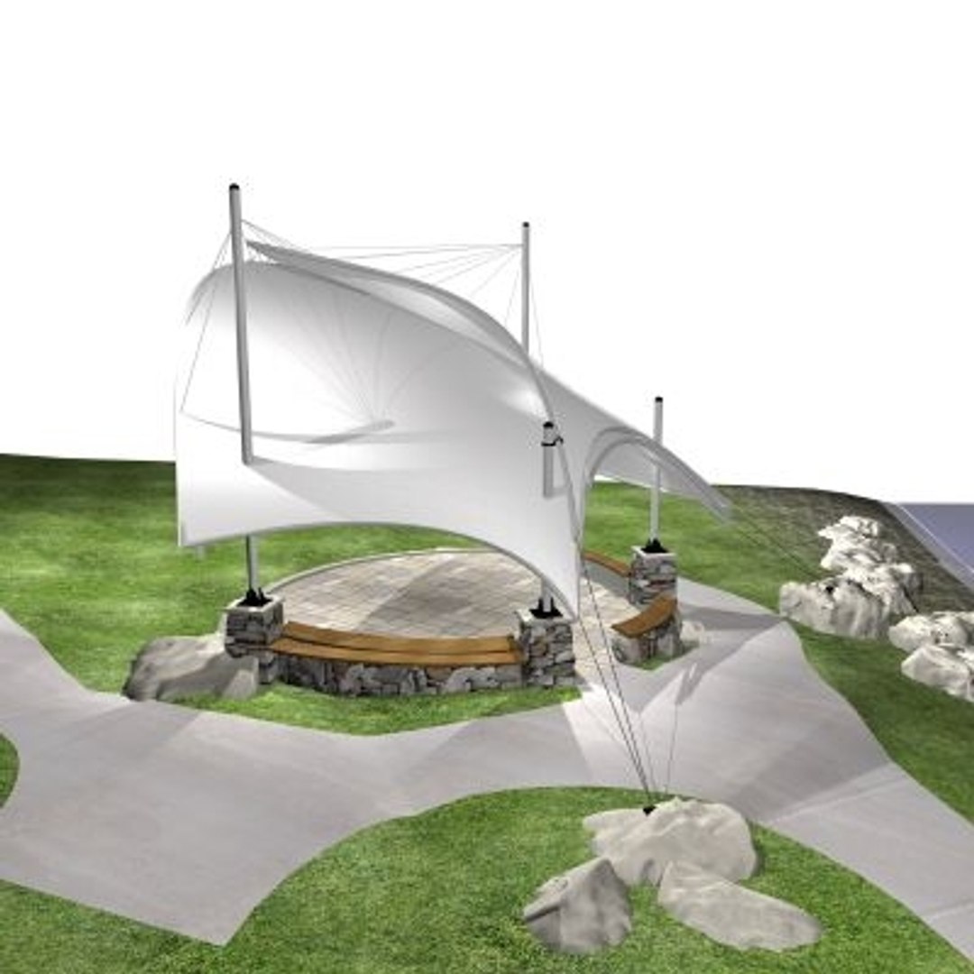 Bandshell 3d Model