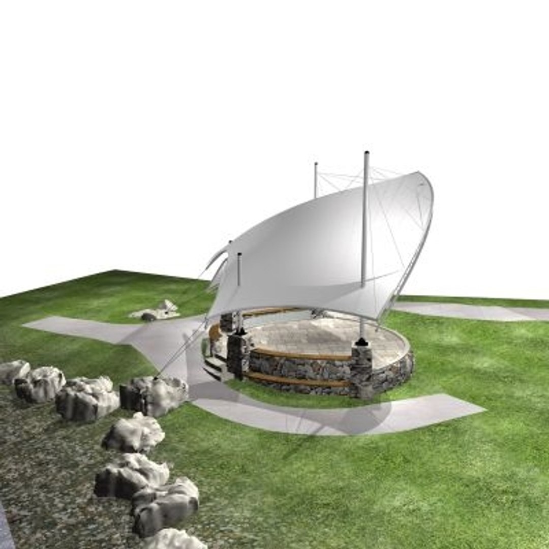 Bandshell 3d Model