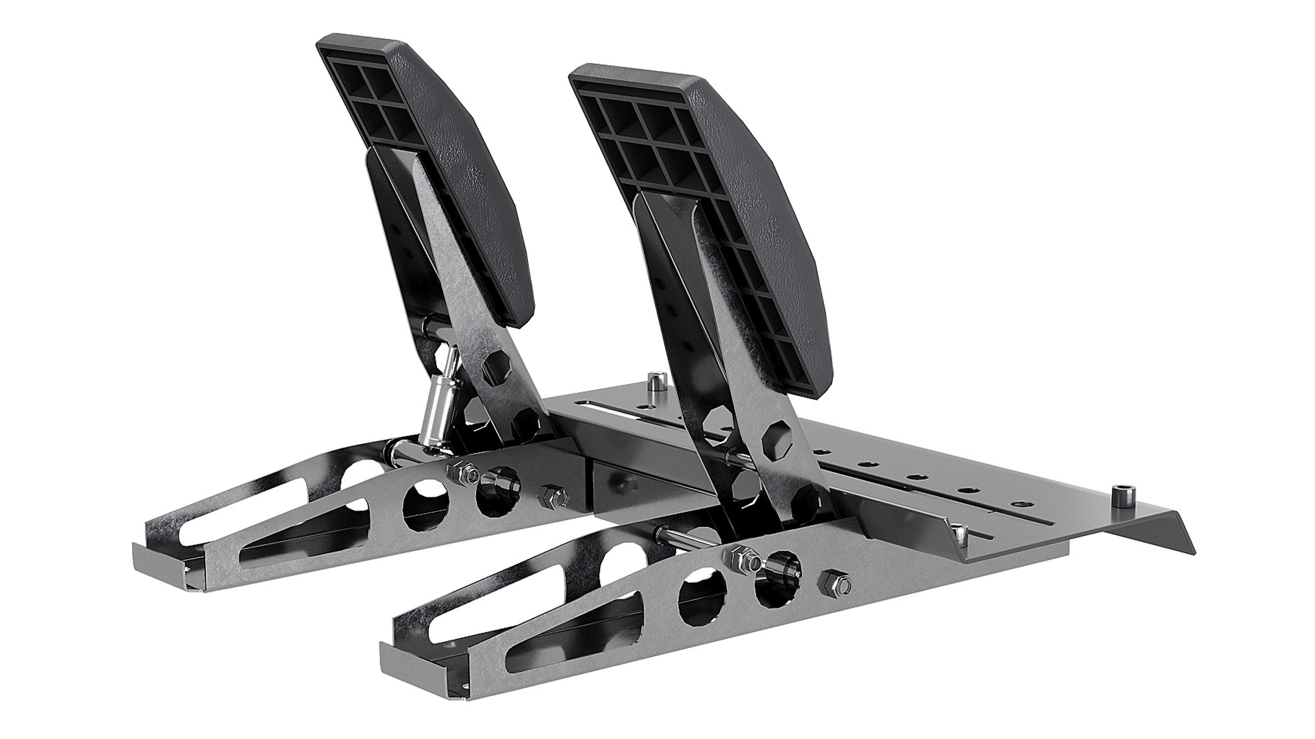 Fanatec CSL PEDALS LC Sim Racing Pedals 3D Model - TurboSquid 2207692