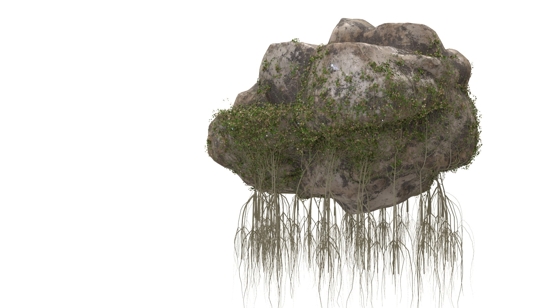 4K Realistic Giant Rock Ivy 3D model - TurboSquid 2088026
