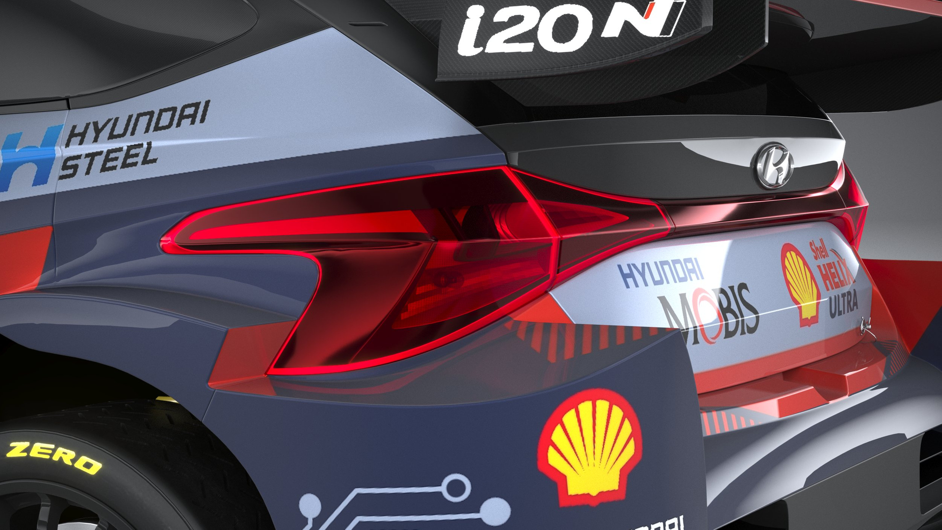 현대 i20 N WRC 랠리1 2022 3D 모델 - TurboSquid 1870706