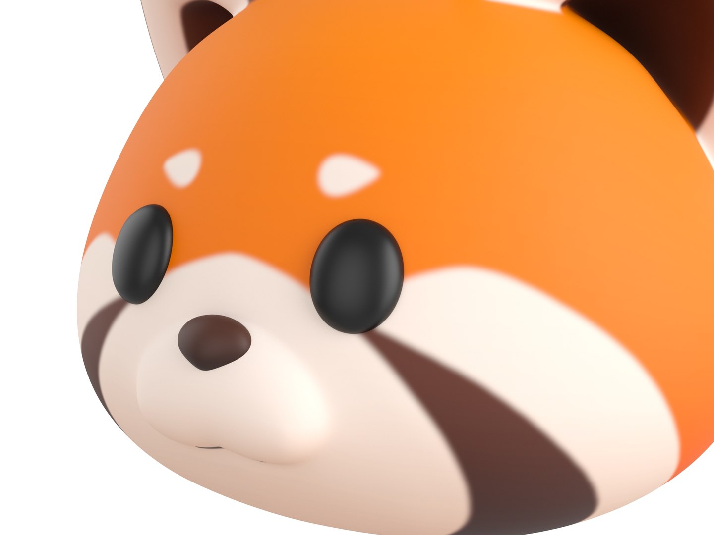 Prop170 Red Panda Head Model - TurboSquid 1960313