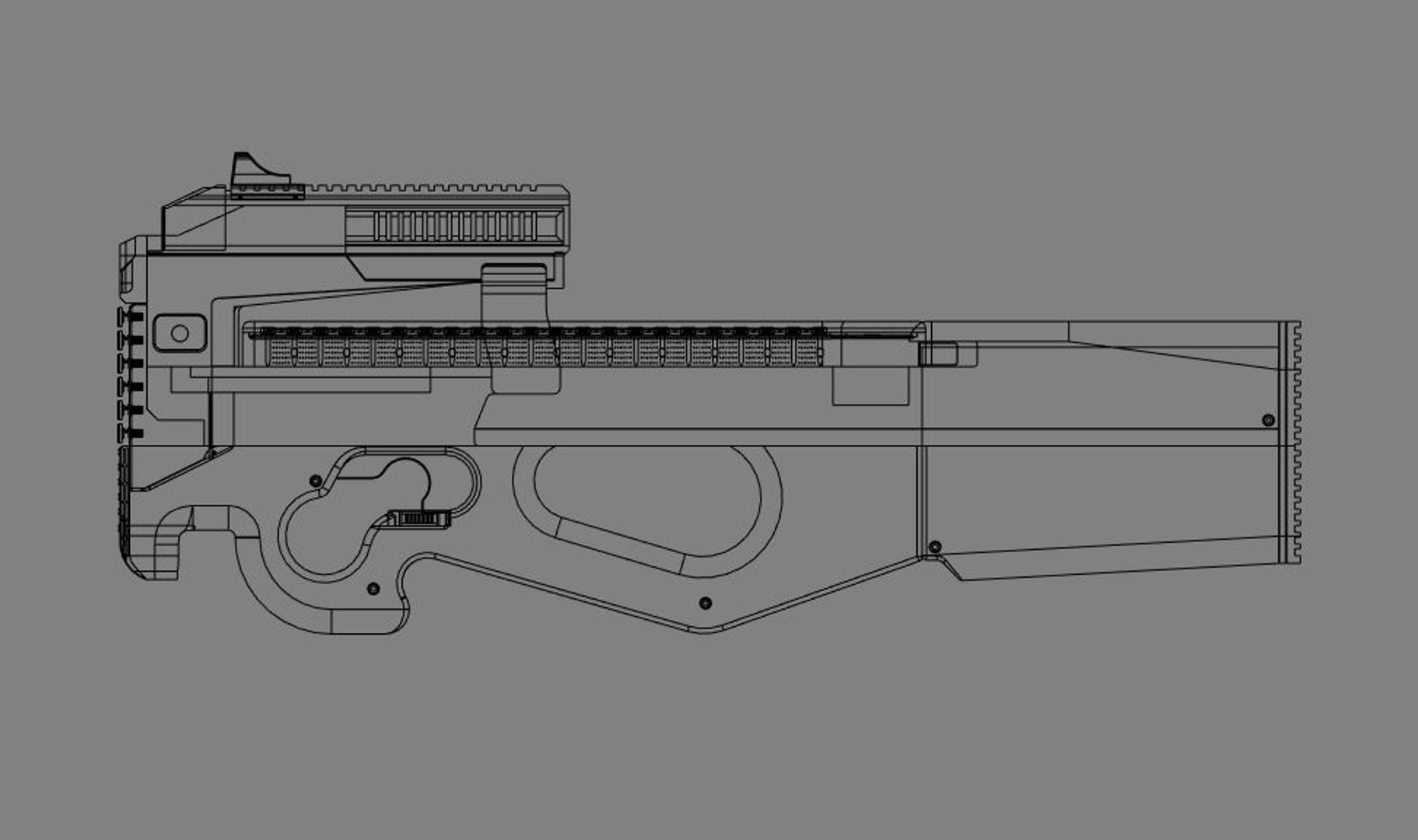 Electric p90 3D - TurboSquid 1878299