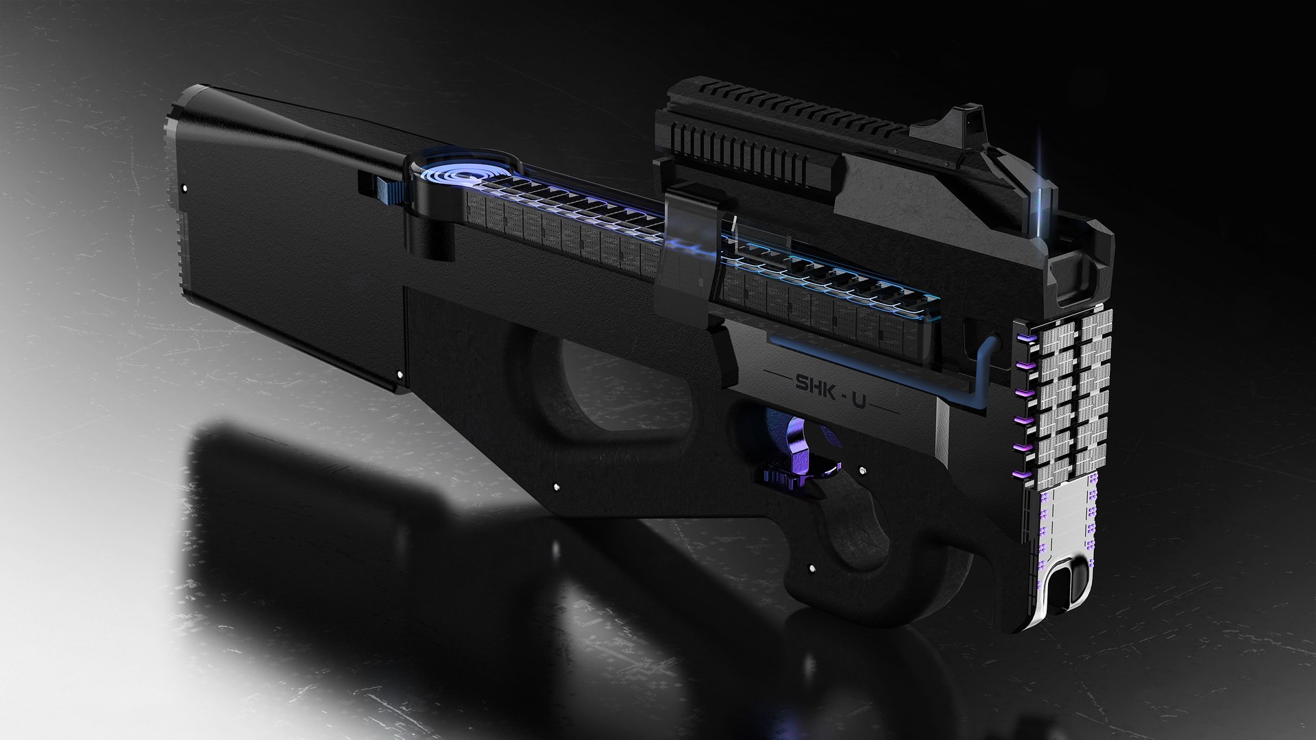 Electric p90 3D - TurboSquid 1878299