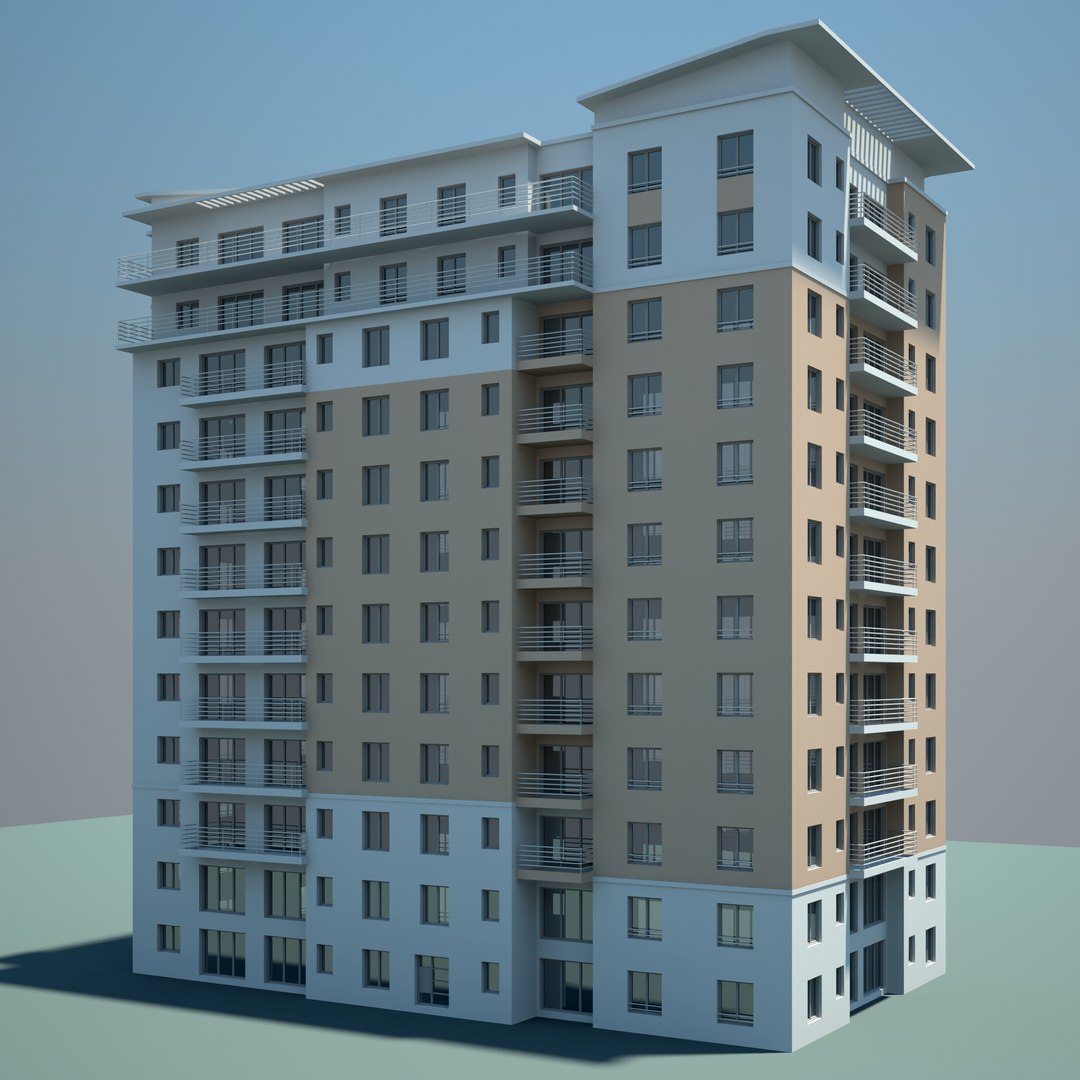 Residential Building Cityscape Max