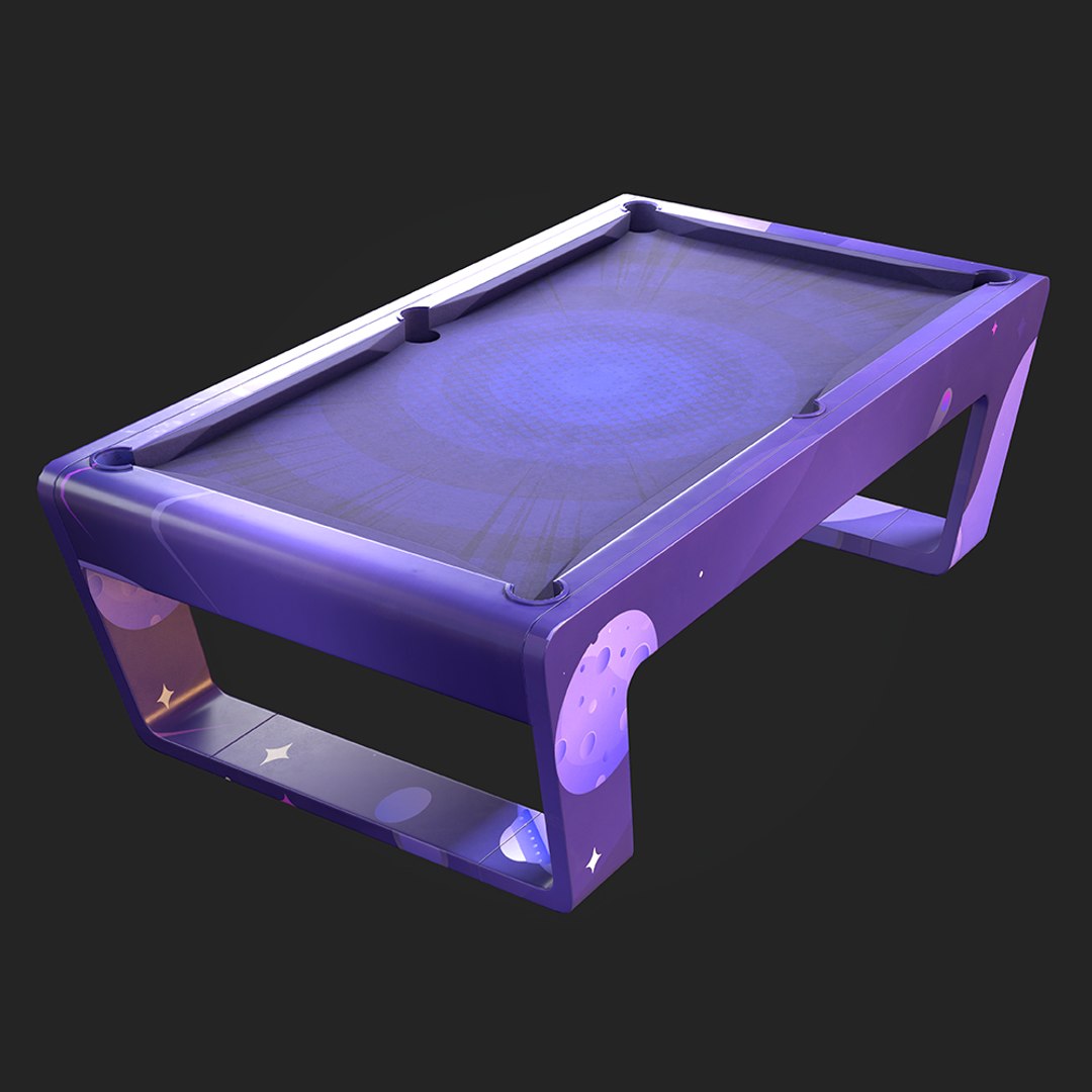 Billiard Table 3D Model - TurboSquid 1810471