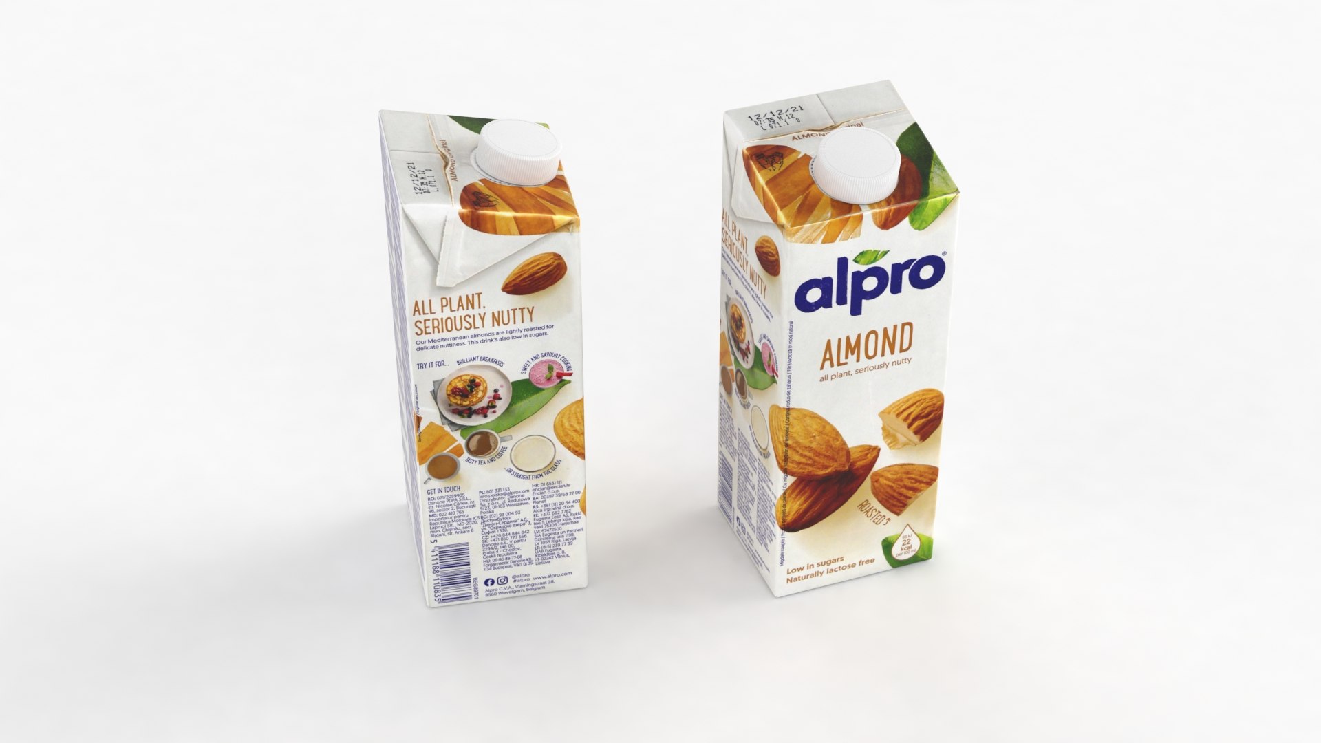 Alpro Almond 1L 2021 Model - TurboSquid 1735171