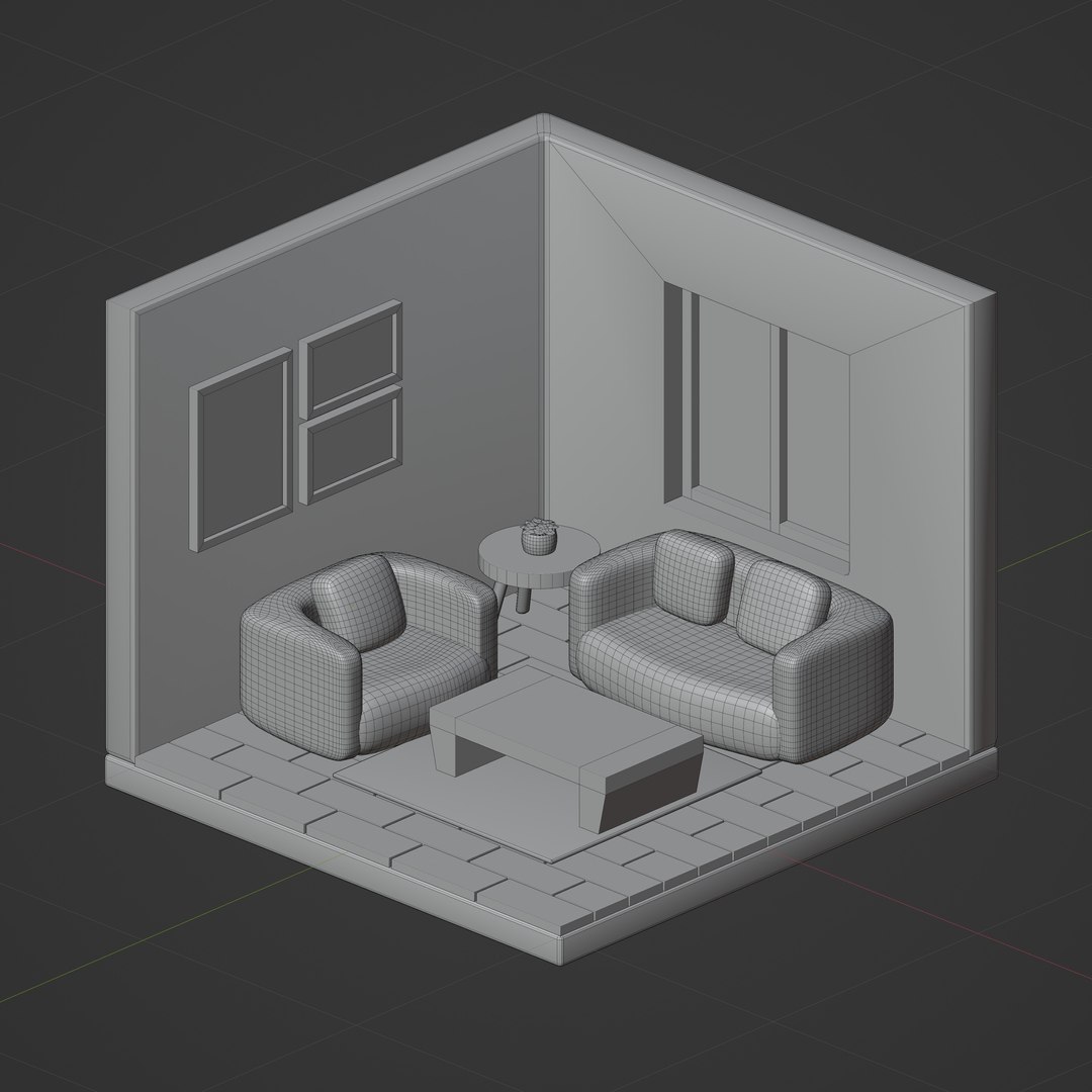 3D Living Room - TurboSquid 2233387