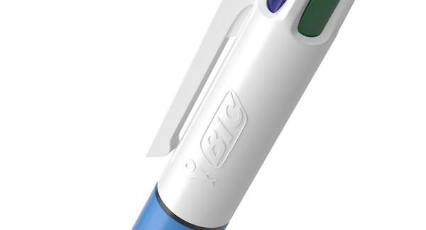 modelo 3d Bic 4 colores pluma - TurboSquid 1405978