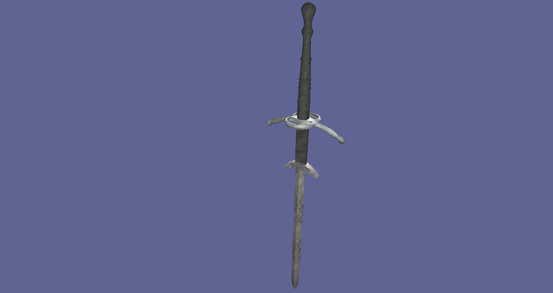 free two-handed sword 3d model