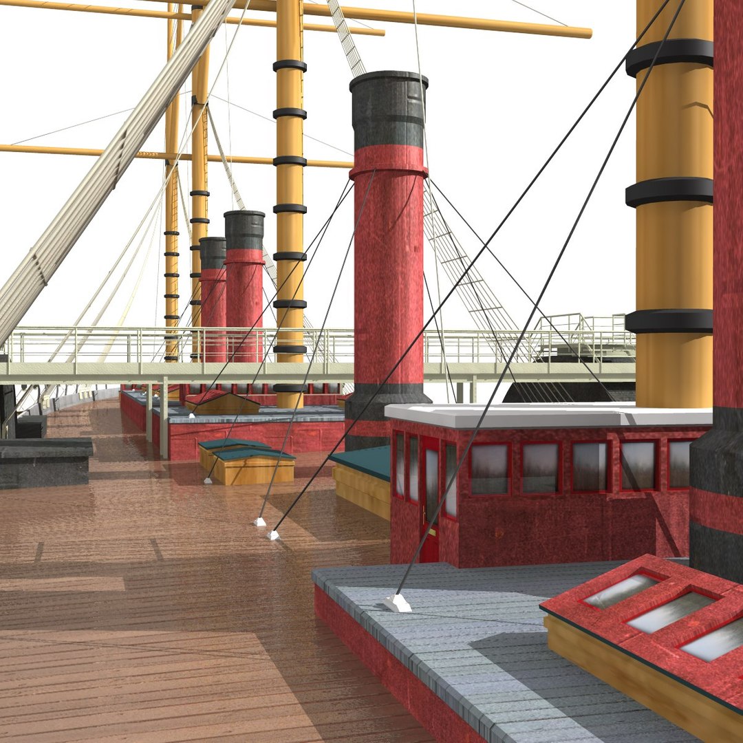 3d Model Great Eastern Ship