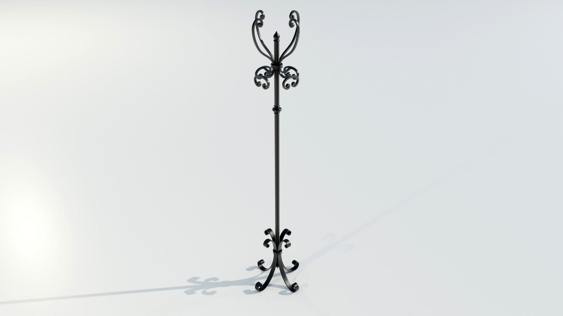 Wrought Iron Clothes Hangers 3D Model - TurboSquid 2114419