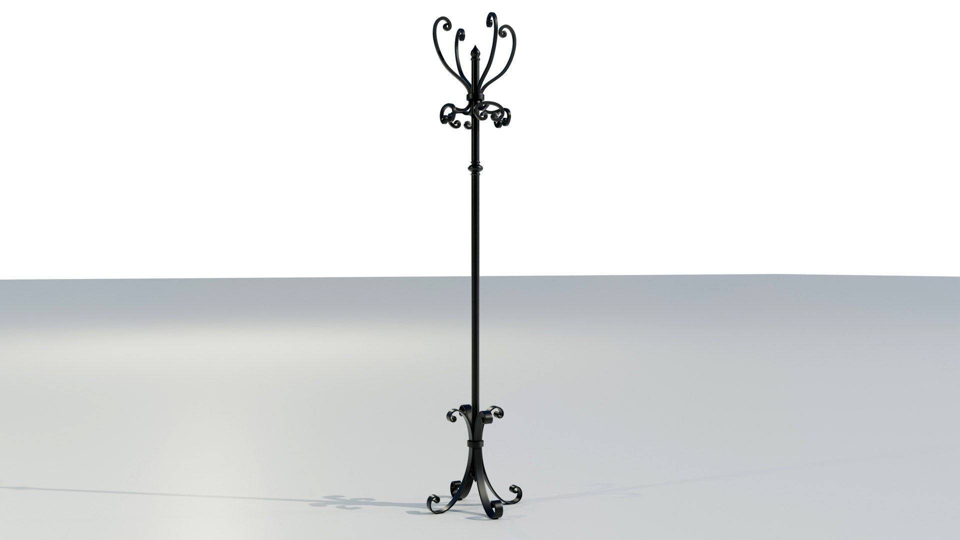Wrought Iron Clothes Hangers 3D Model - TurboSquid 2114419