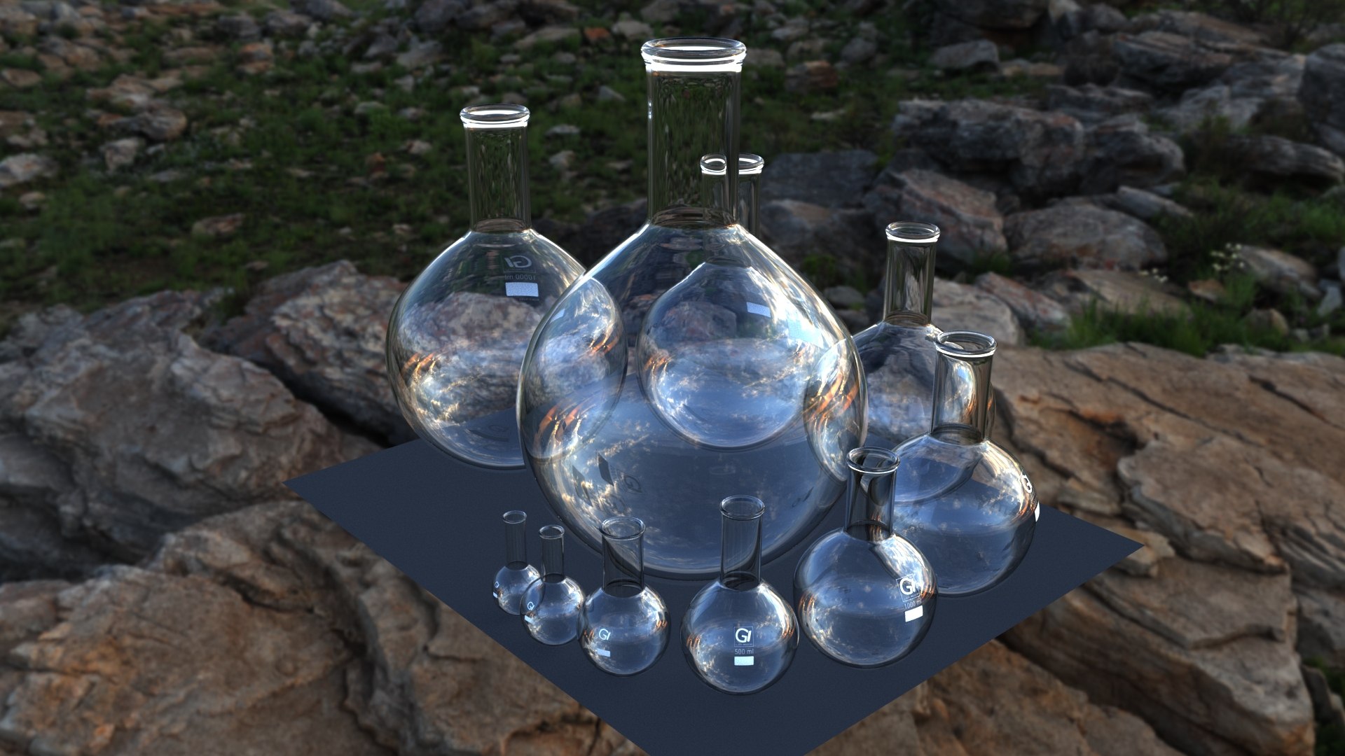 Flask 3D Model - TurboSquid 1652455