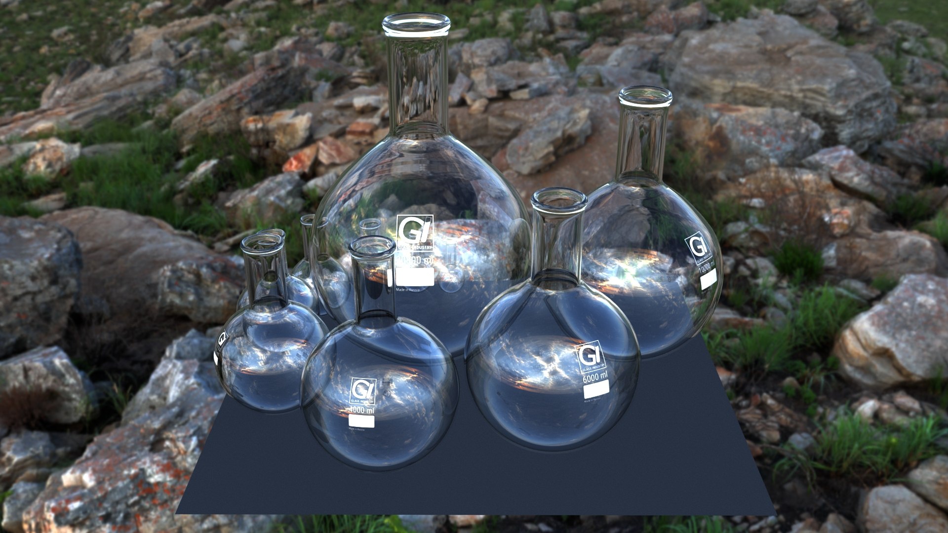 Flask 3D Model - TurboSquid 1652455
