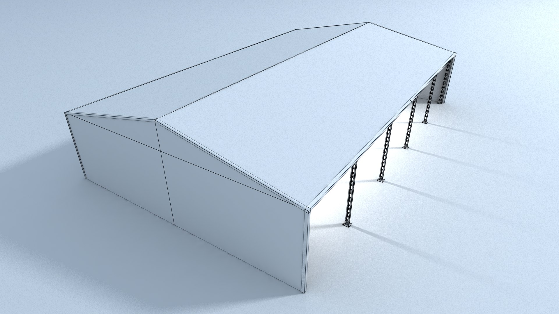 3D warehouse shed model - TurboSquid 1662309