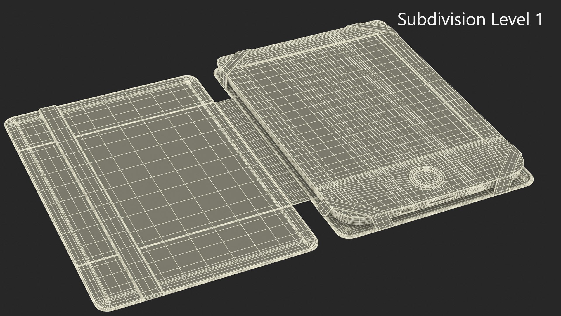 3D PocketBook 614 Limited Edition Gray With Case - TurboSquid 2147295