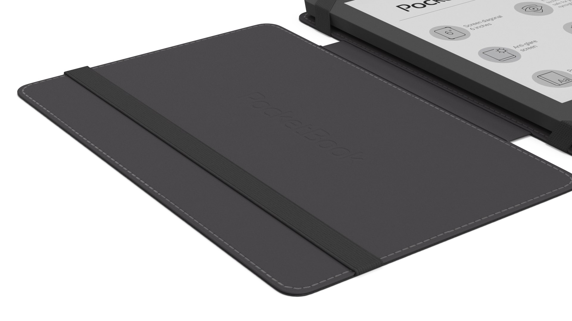 3D PocketBook 614 Limited Edition Gray With Case - TurboSquid 2147295