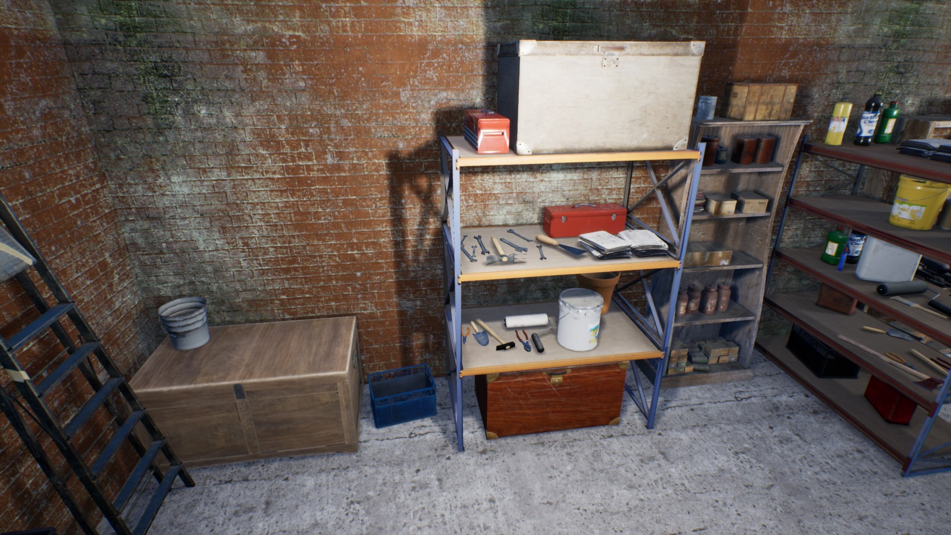 3D Model Basement Props Unreal Asset - TurboSquid 2303616