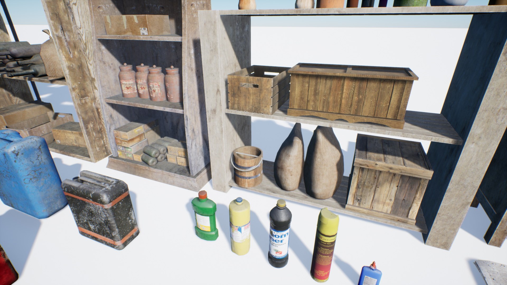 3D Model Basement Props Unreal Asset - TurboSquid 2303616