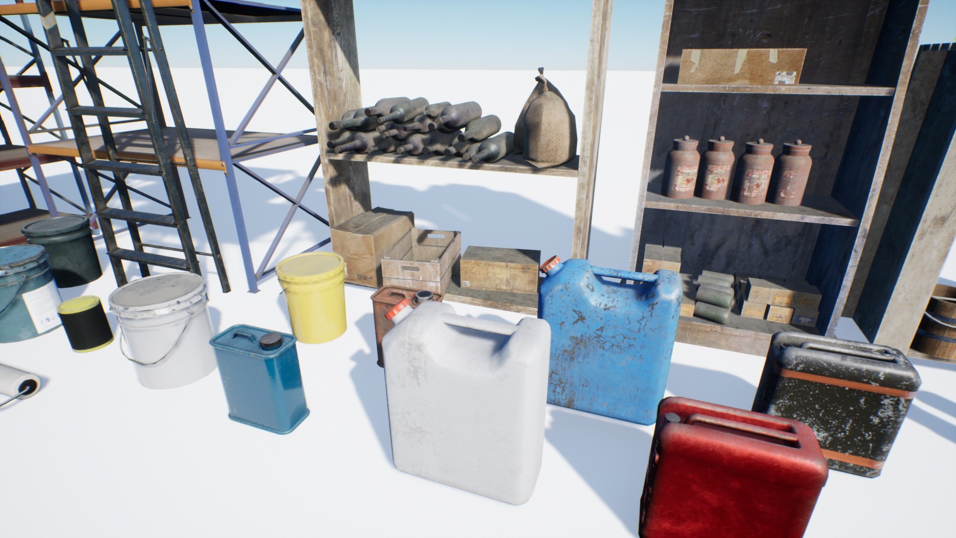 3D Model Basement Props Unreal Asset - TurboSquid 2303616