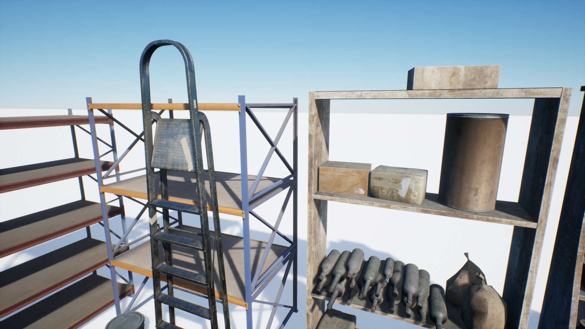 3D Model Basement Props Unreal Asset - TurboSquid 2303616