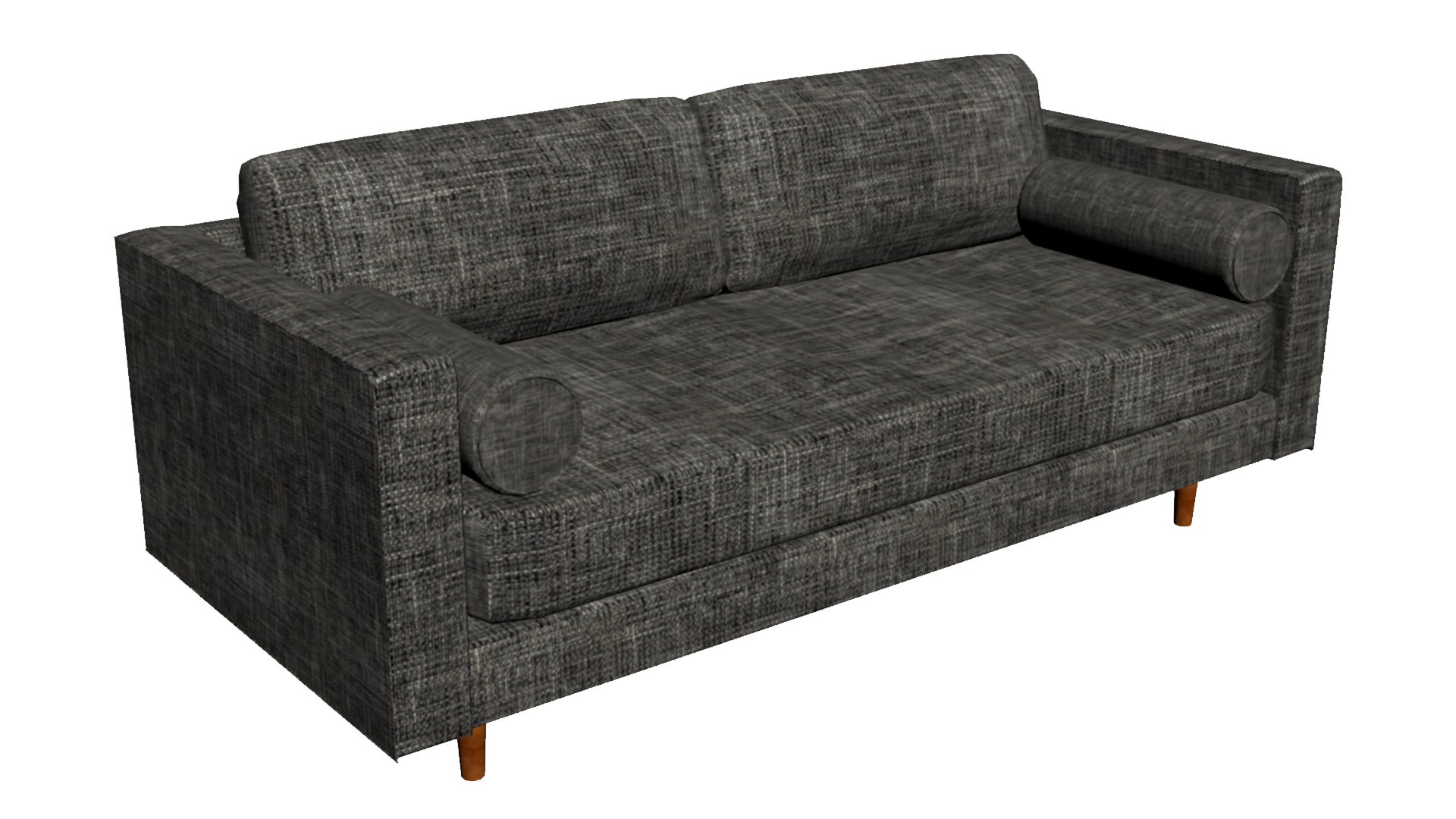 3D Model Low Poly Sofa And Table - TurboSquid 2124281