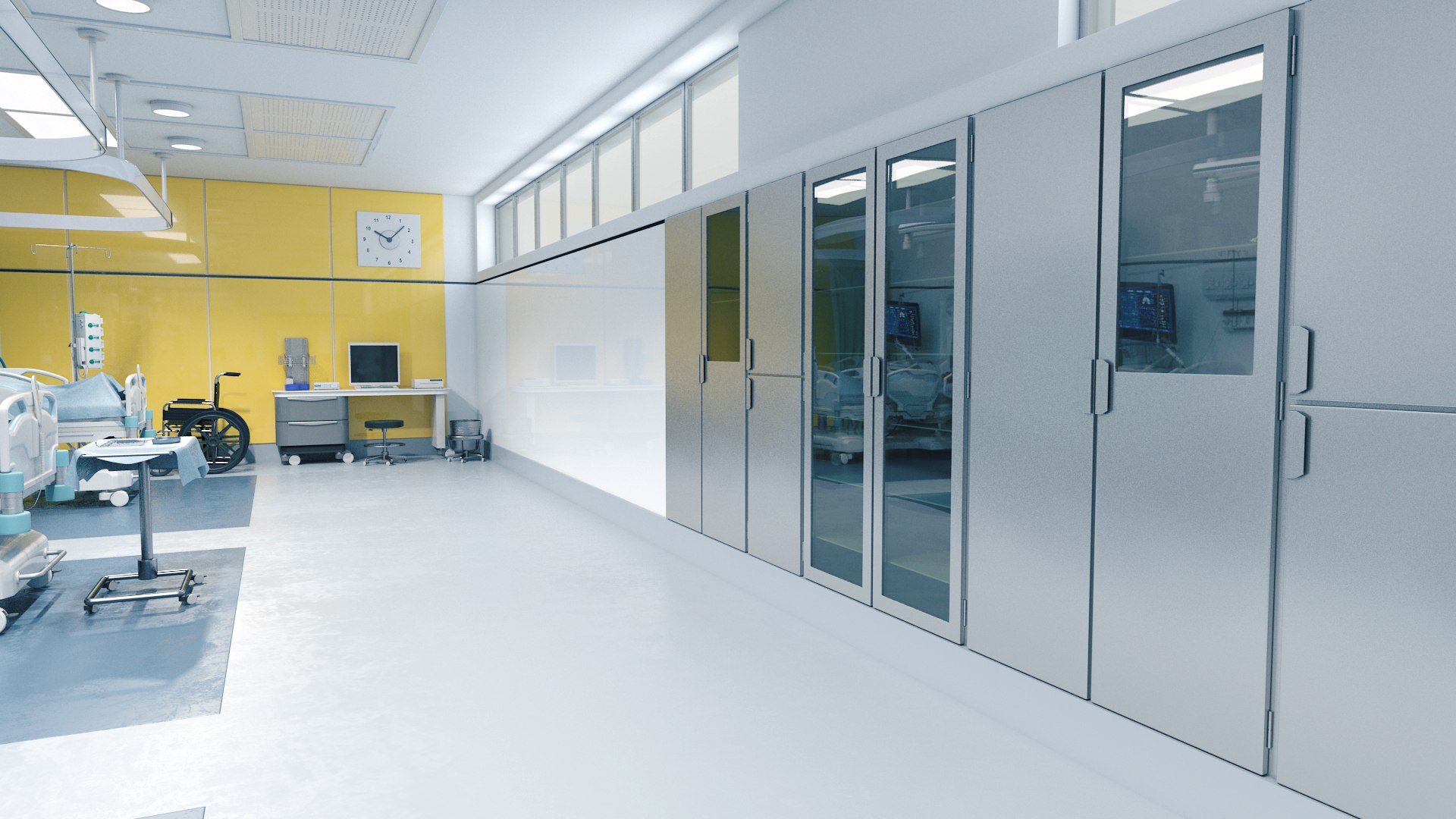 3D ICU Ward With Patients - TurboSquid 2128856
