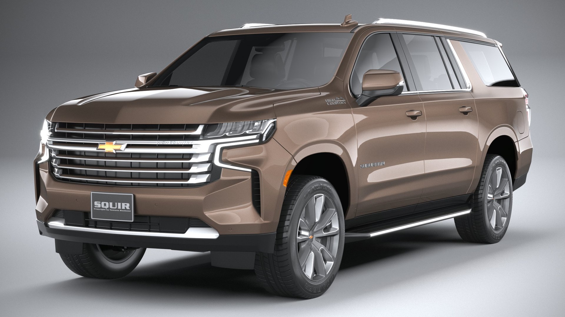 3D Chevrolet Suburban Country - TurboSquid 1636444