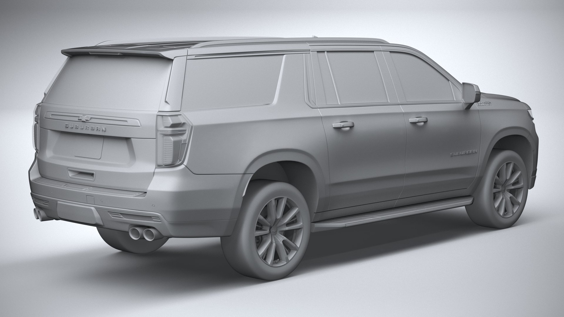 3D chevrolet suburban country - TurboSquid 1636444