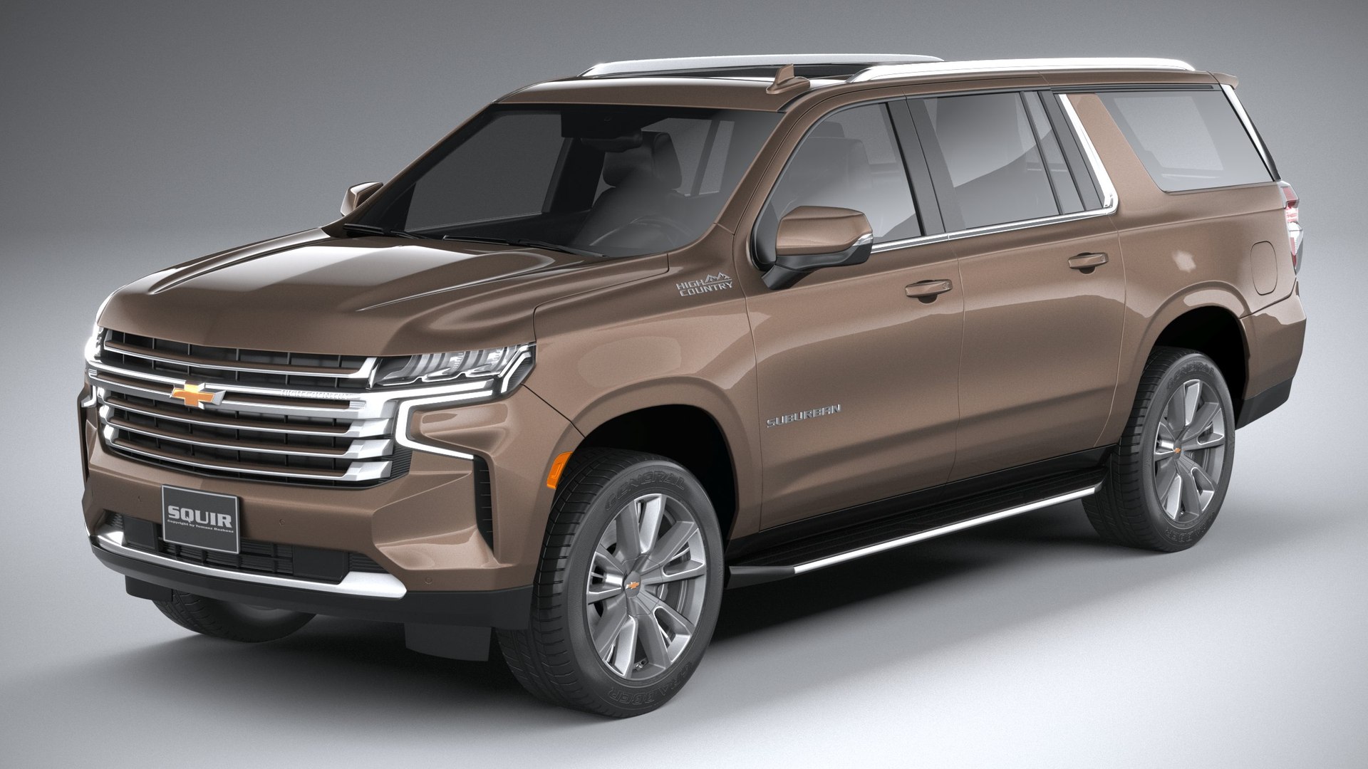 3D Chevrolet Suburban Country - TurboSquid 1636444