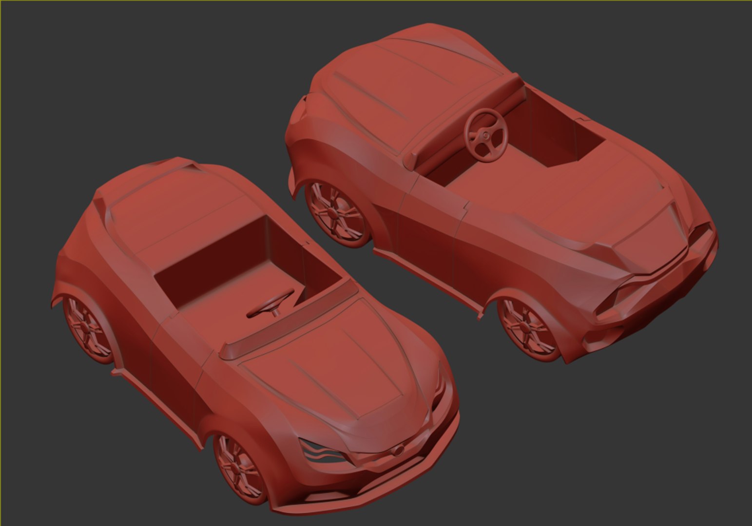 Ride On Toy Car 3D Model - TurboSquid 2053619