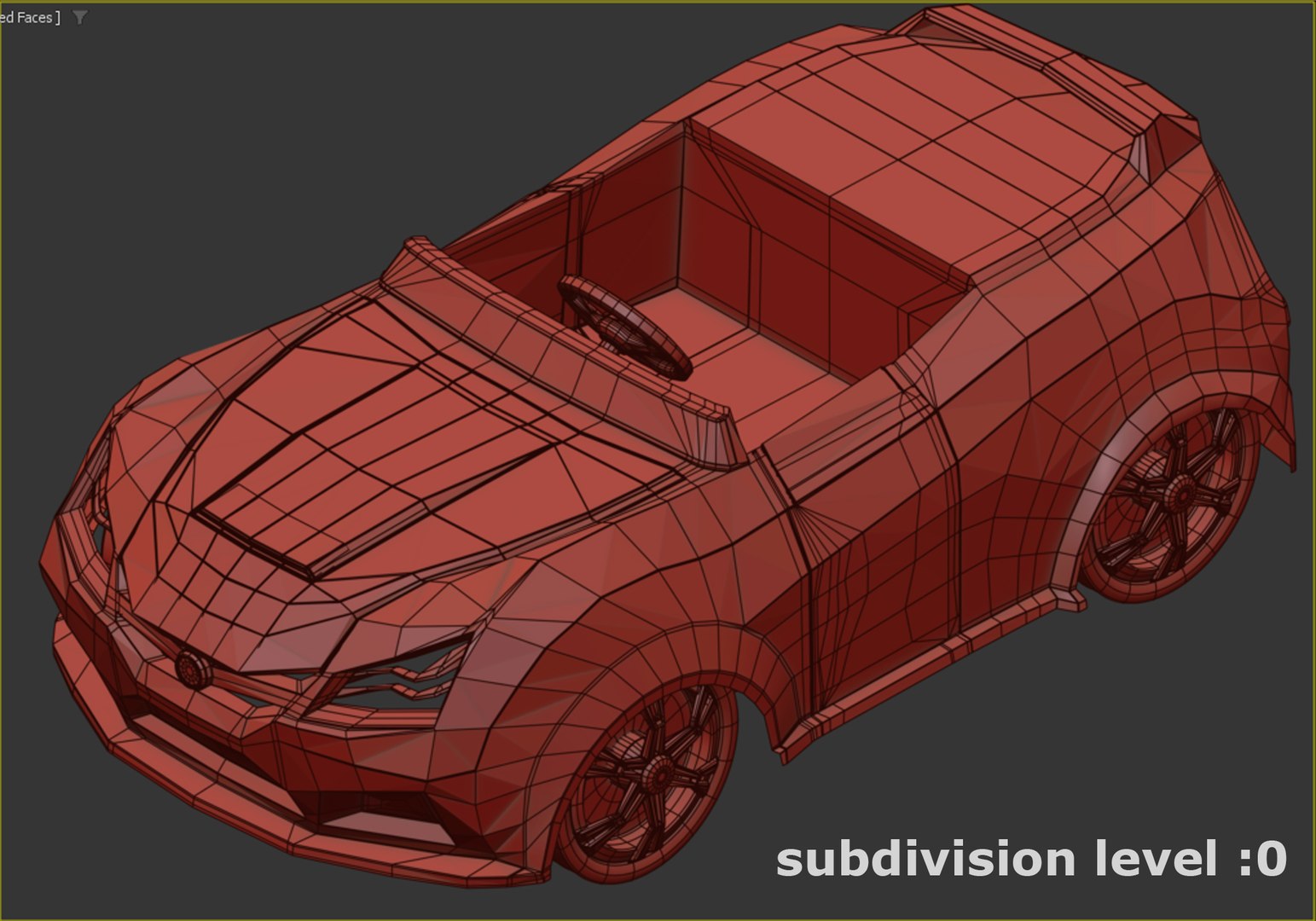Ride On Toy Car 3D Model - TurboSquid 2053619