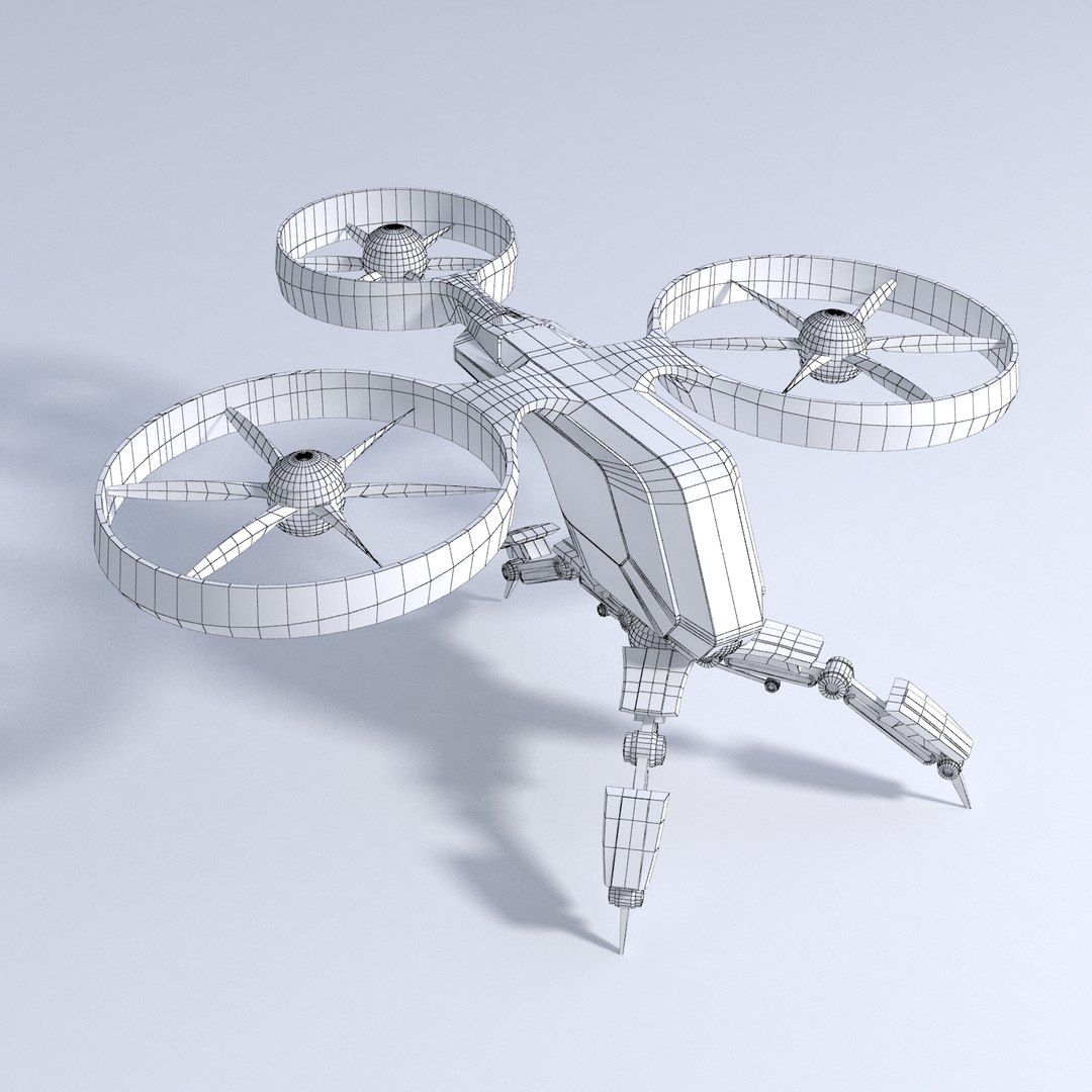 Dron Drone Model - TurboSquid 1280098