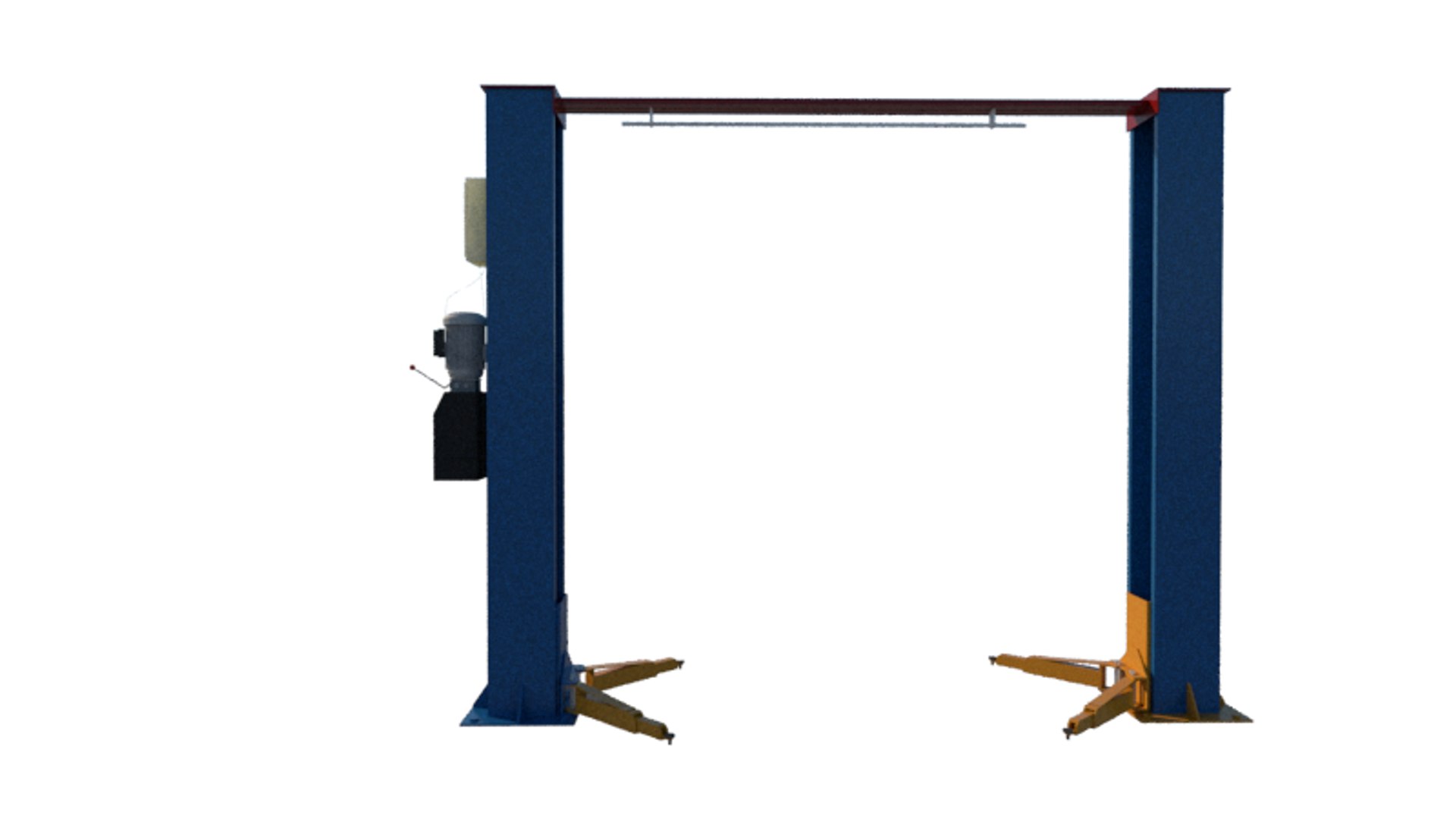 Workshop car lifter 3D model - TurboSquid 1309560