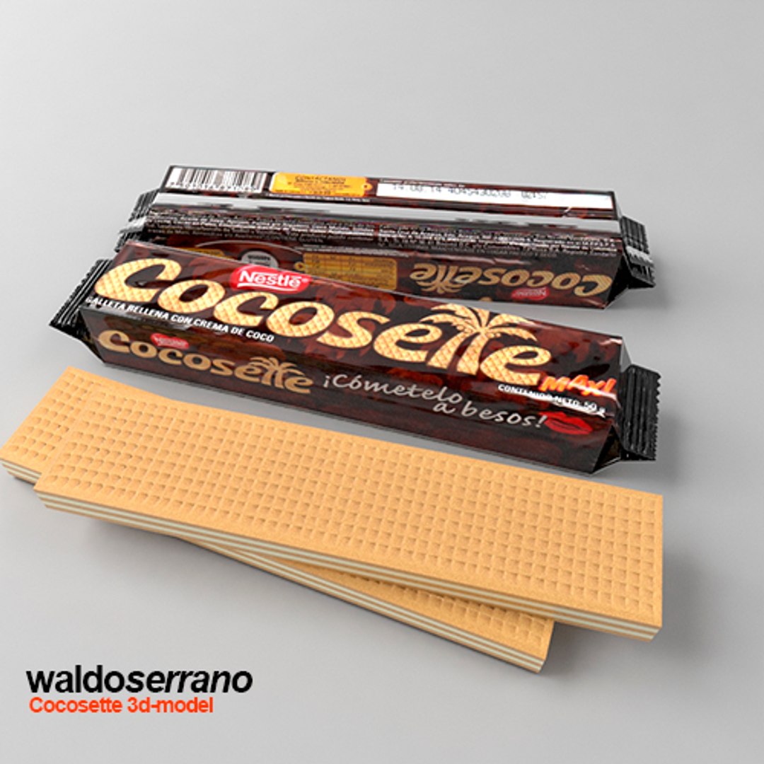 cocosette modeled 3d ma