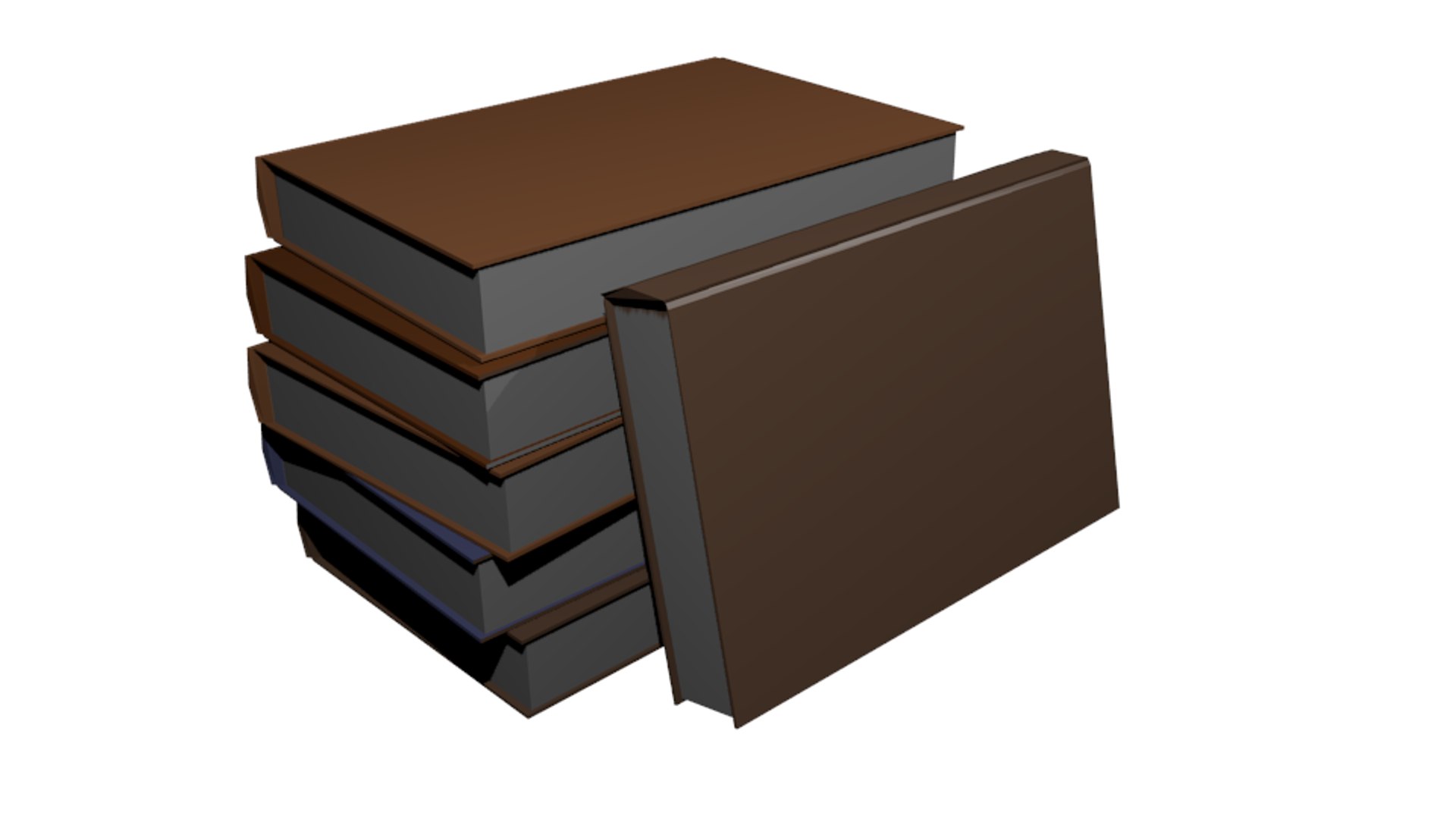 Stack Books 3d Model