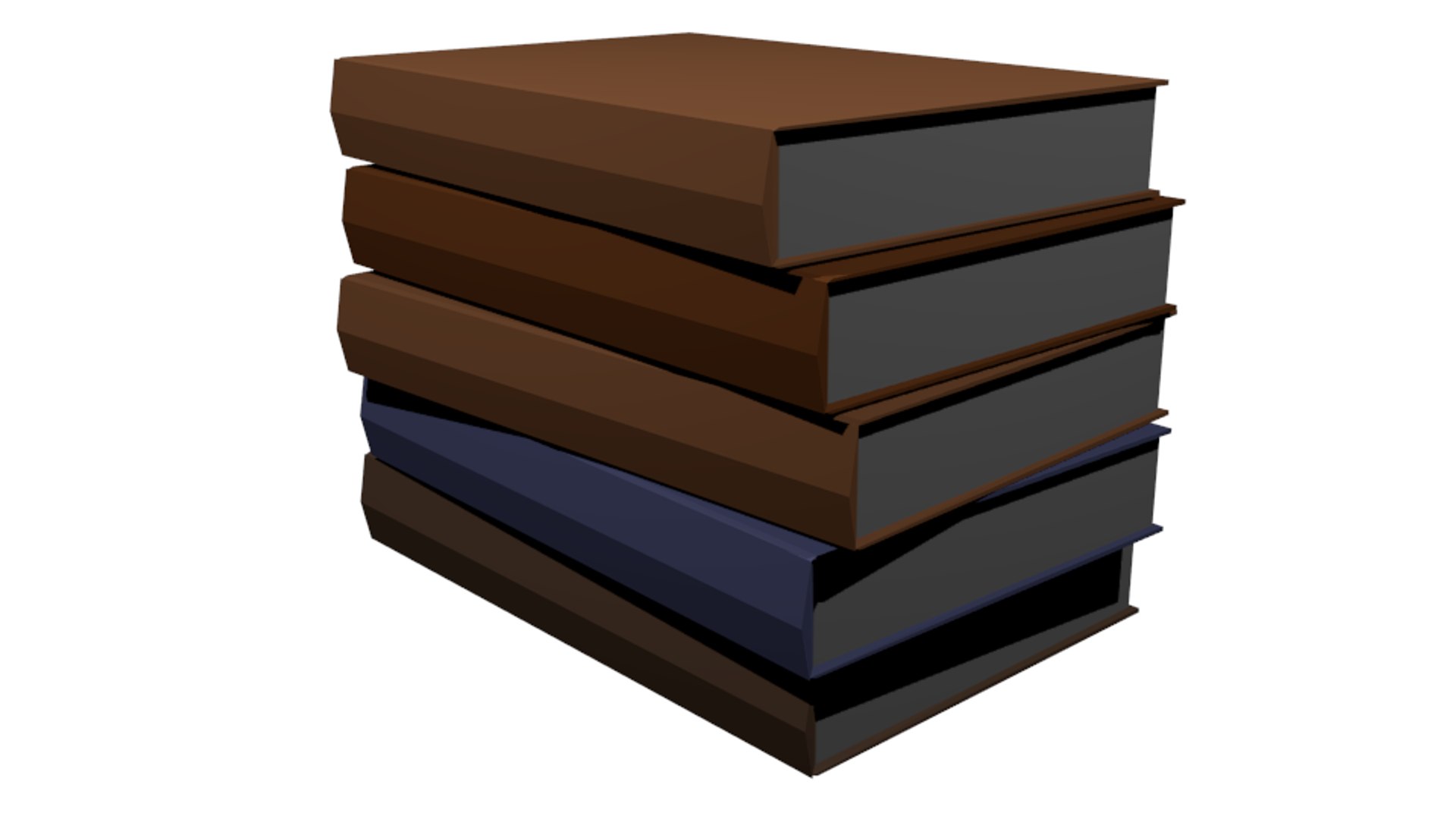 Stack Books 3d Model