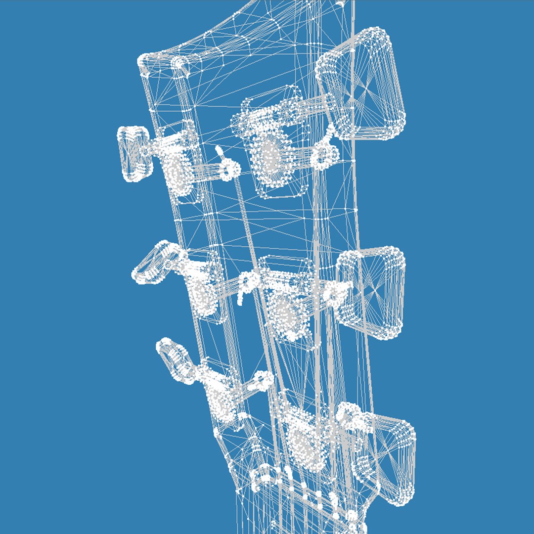 3d acoustic guitar model