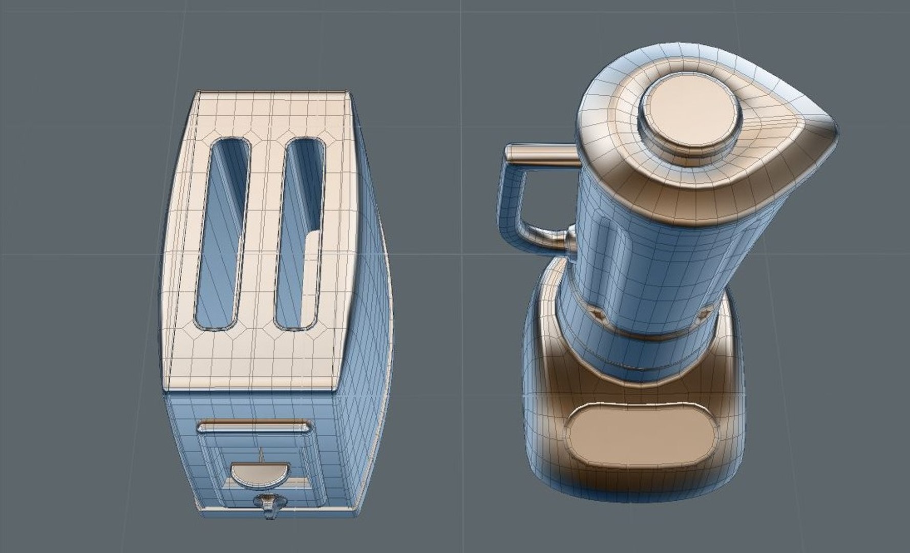 3D Toaster Blender - TurboSquid 1279688