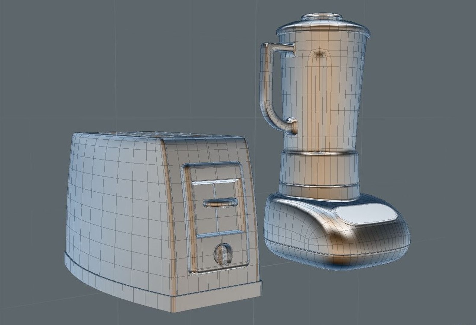 3D Toaster Blender - TurboSquid 1279688