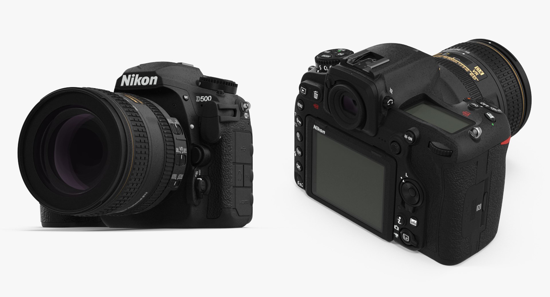 3D Nikon D500 Professional Camera Model - TurboSquid 1248485