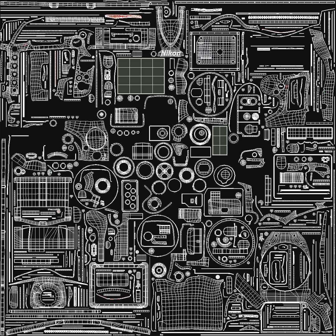 3D nikon d500 professional camera model - TurboSquid 1248485