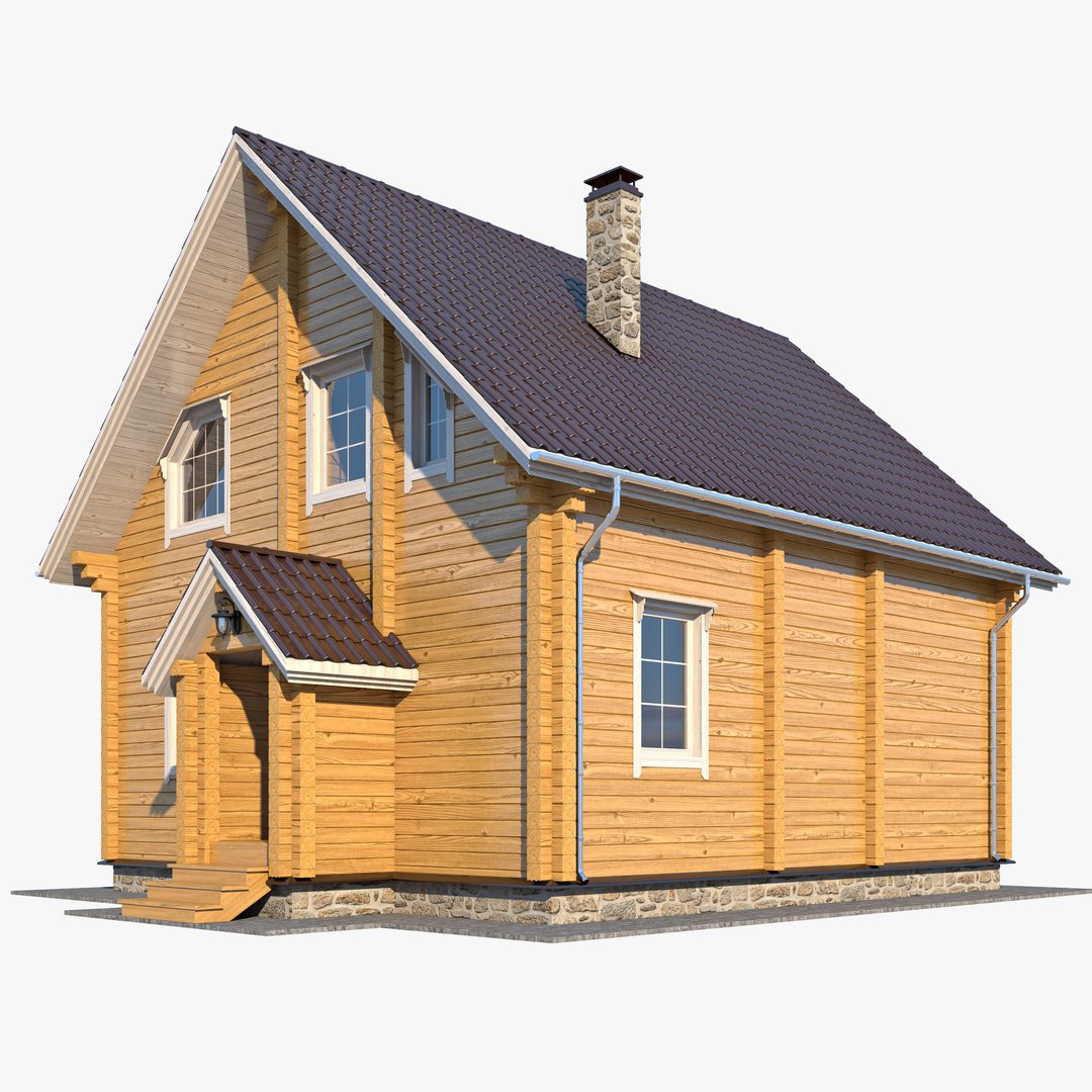 3d Model Log House