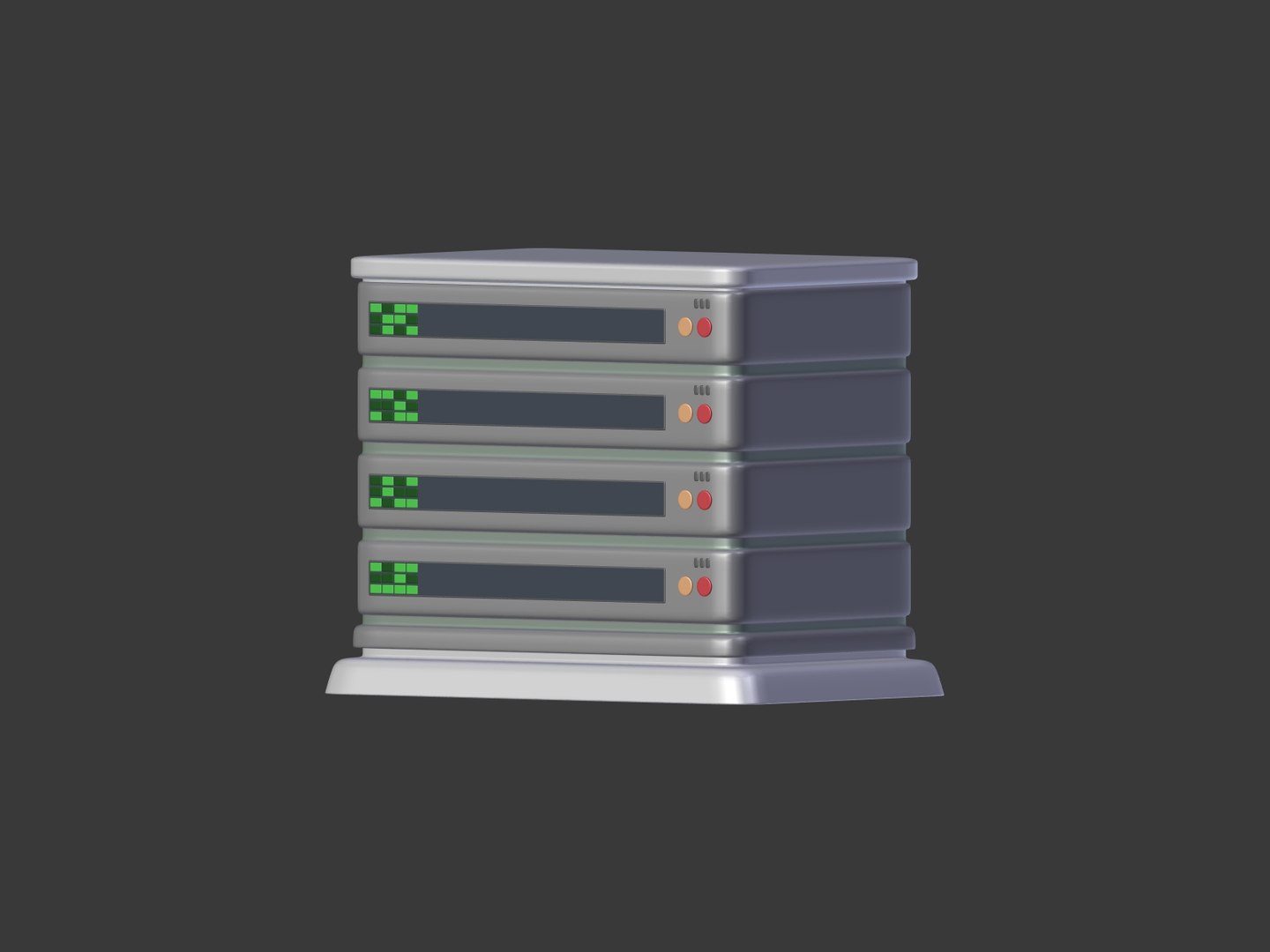 3D servers icons - TurboSquid 1562544