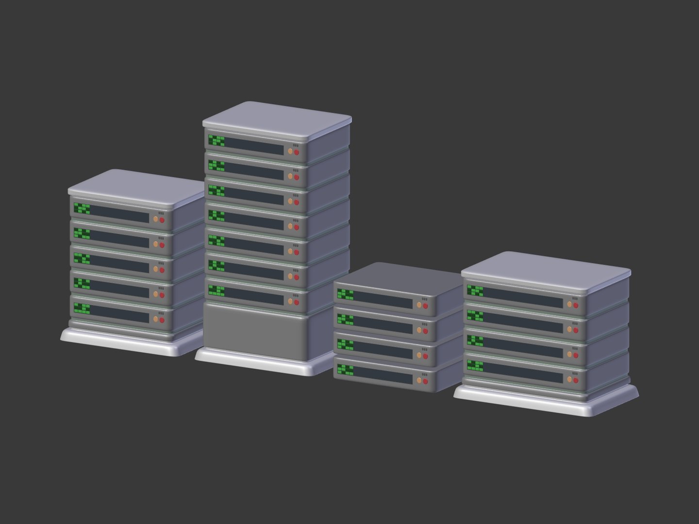 3D servers icons - TurboSquid 1562544