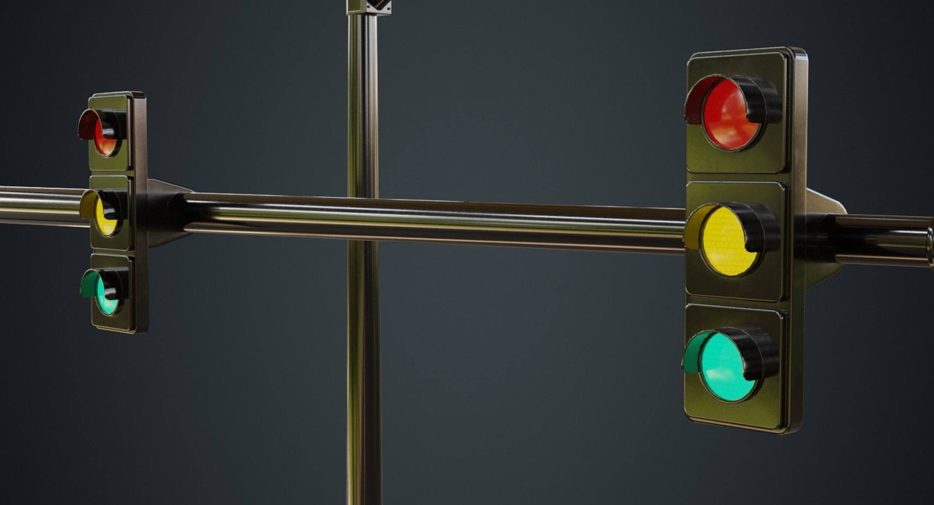 3D Stop Light 1a - TurboSquid 1390586