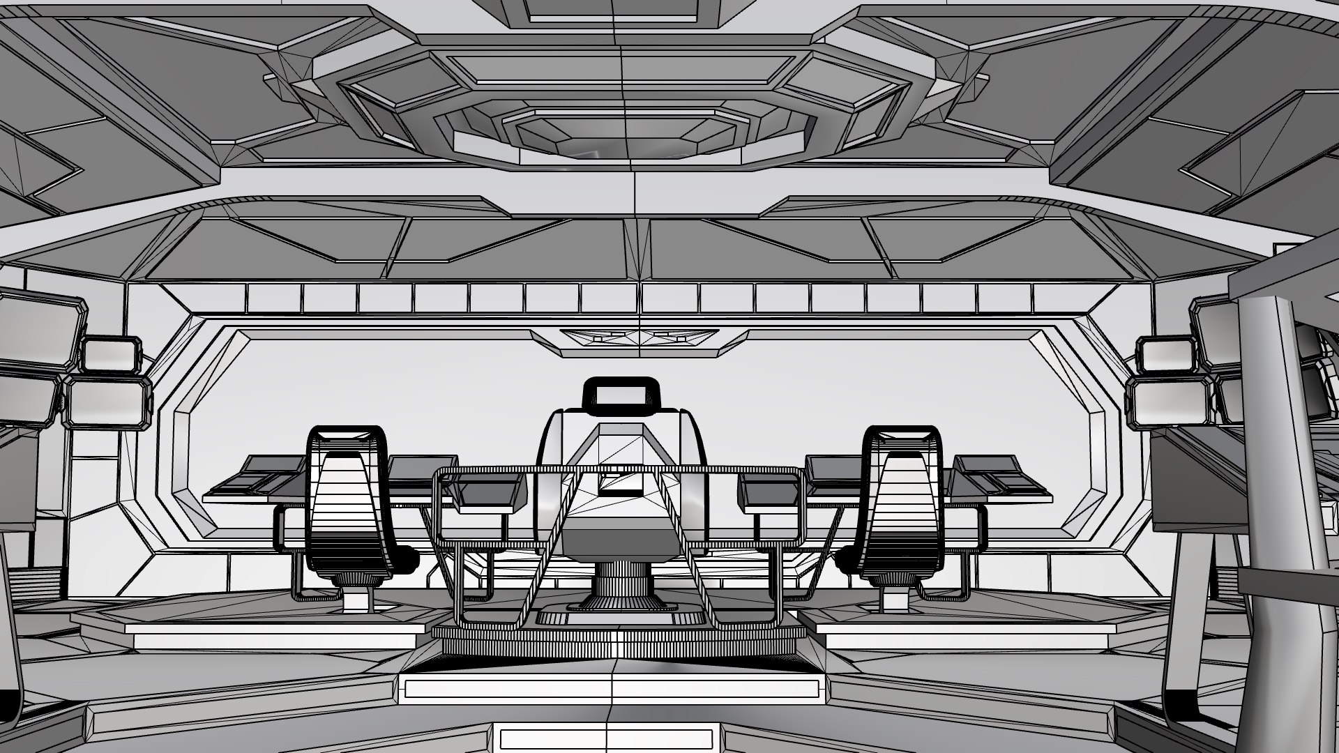 Sci-Fi Space Control Room 3D - TurboSquid 2024547