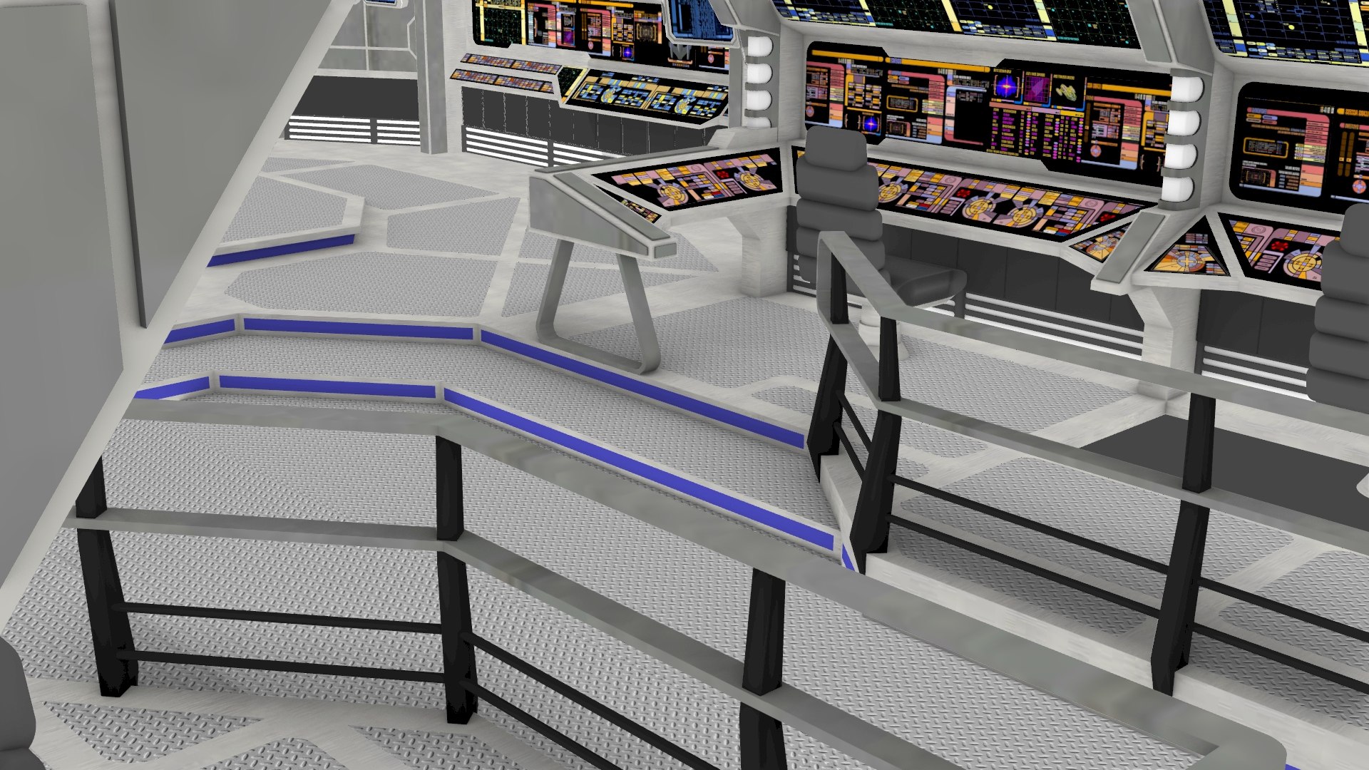 Sci-Fi Space Control Room 3D - TurboSquid 2024547